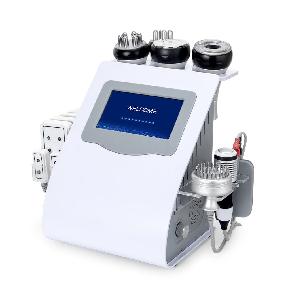 10 In 1 80k Cavitation Machine With RF Vacuum Laser Lipo Pads For Body
