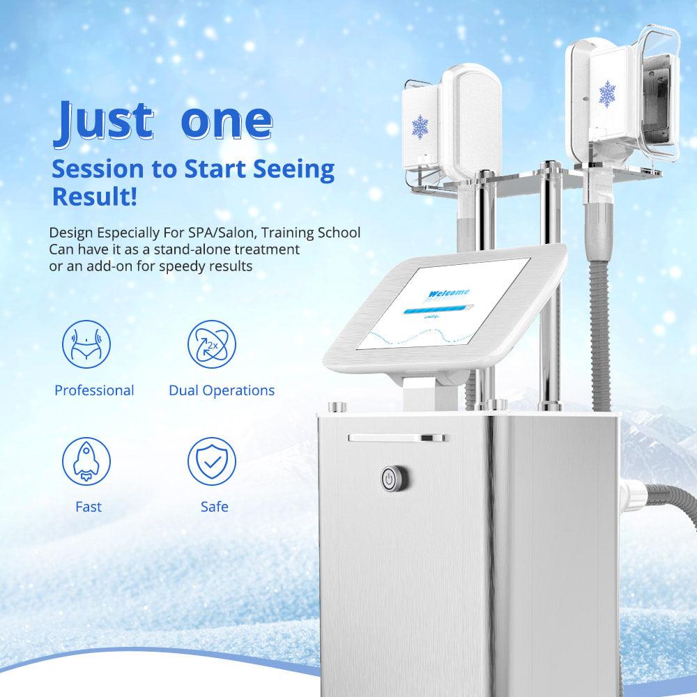 Two Handles Cryolipo Machine: Double Chill Magic
